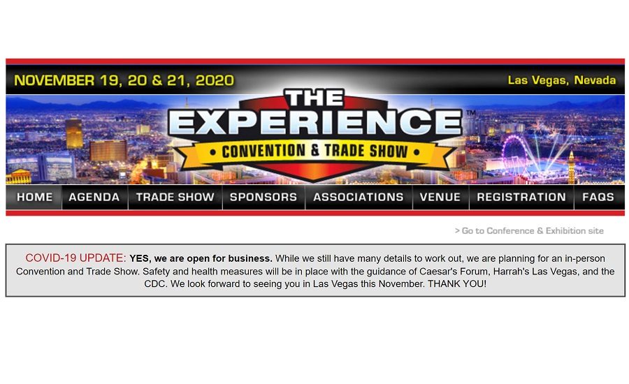 The Experience Convention and Trade Show Moves to November for Safety and Health Concerns | 2020 ...