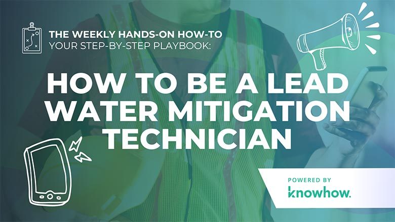 How to Perform Lead Water Mitigation Technician Duties | Restoration ...