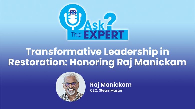 Transformative Leadership in Restoration: Honoring Raj Manickam ...