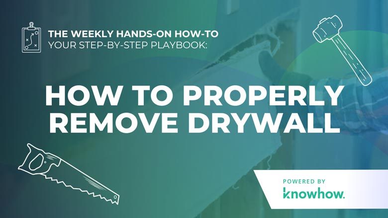 How to Properly Remove Drywall | Restoration & Remediation Magazine