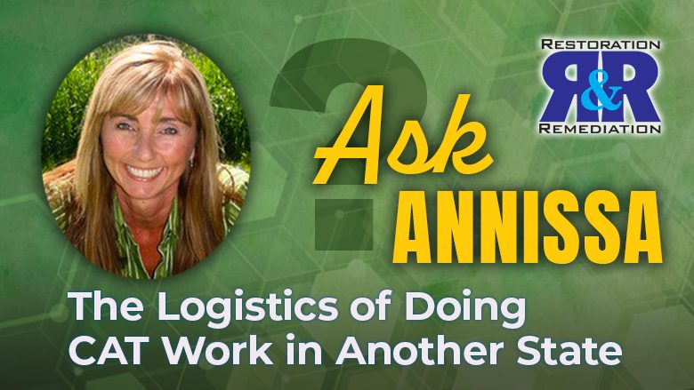 The Logistics of Doing CAT Work in Another State | Restoration ...